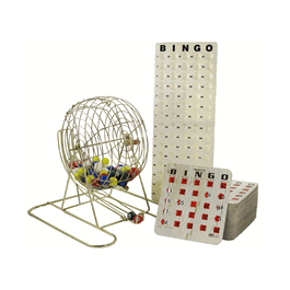 Economy Bingo Cage Kit With 25 Slide Cards